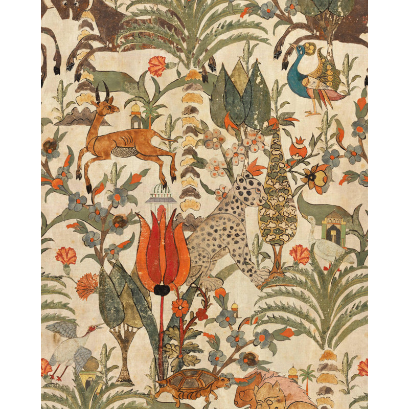 MINDTHEGAP Tales of Maghreb Algerian Tale 29.53' L x 20.47" W Textured Wallpaper Roll & Reviews ...